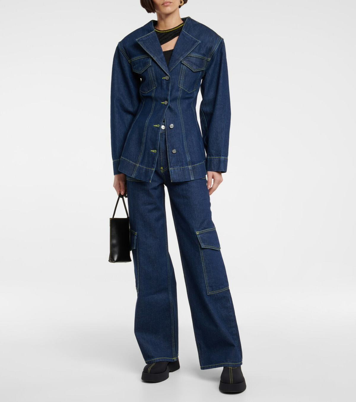 Ganni - Denim blazer GANNI