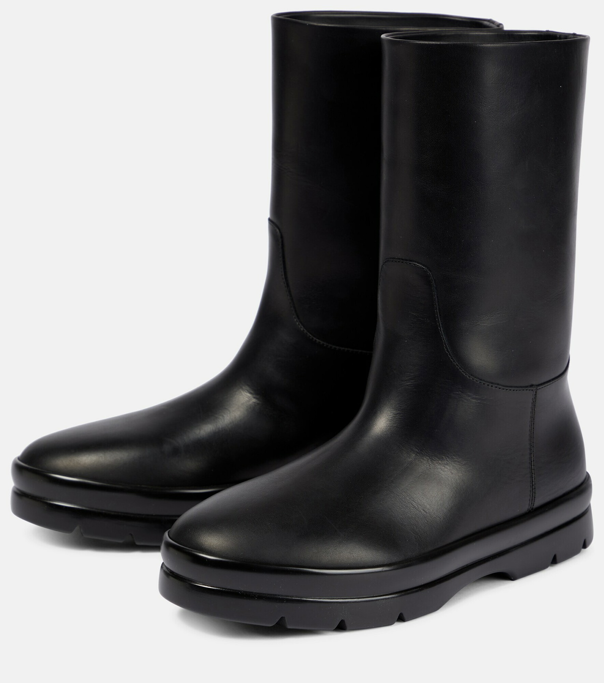 The Row - Billie leather boots The Row
