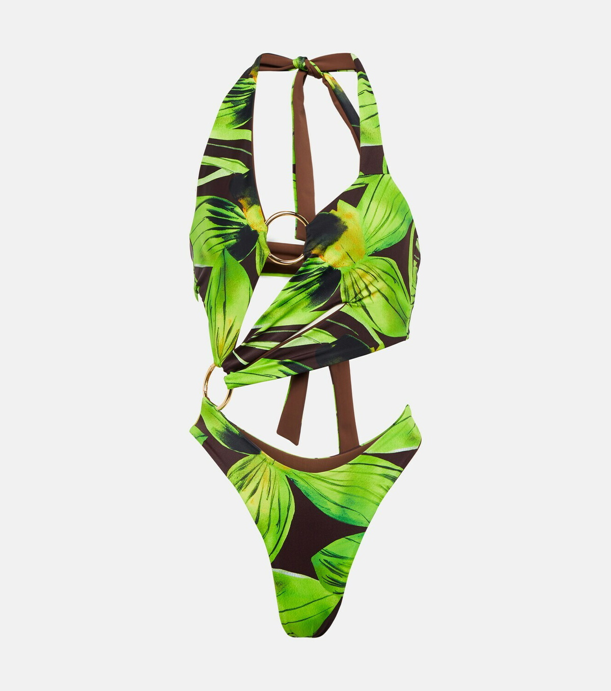Louisa Ballou - Ring-detail cutout swimsuit Louisa Ballou