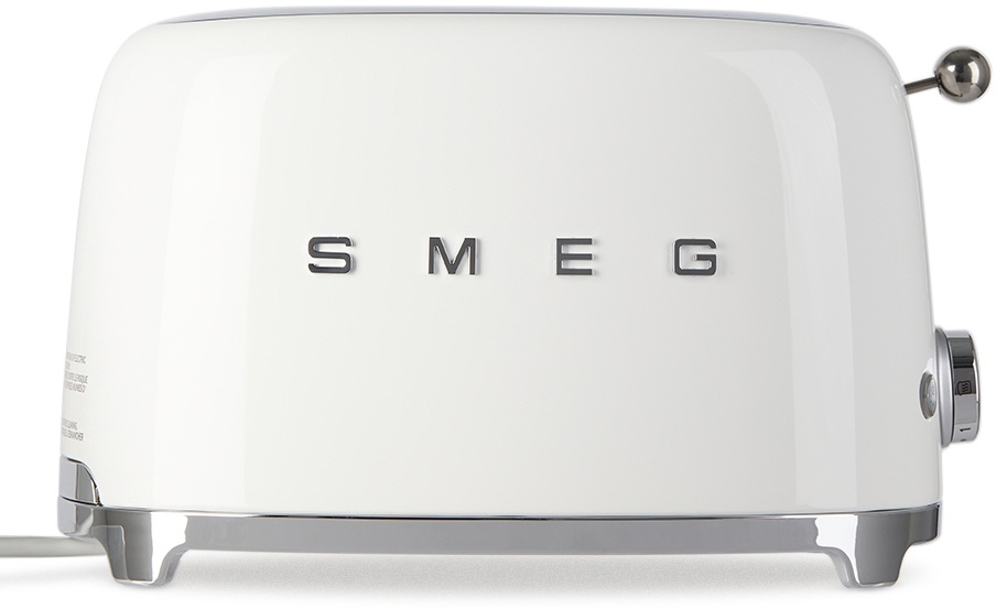SMEG White Retro-Style 2 Slice Toaster SMEG