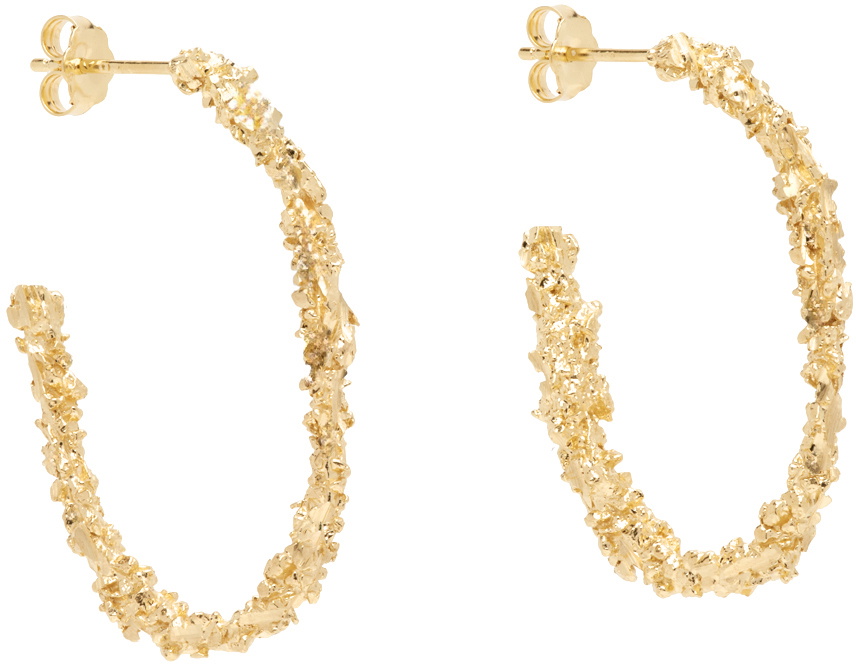 Veneda Carter Gold VC003 Large Open Hoop Earrings Veneda Carter
