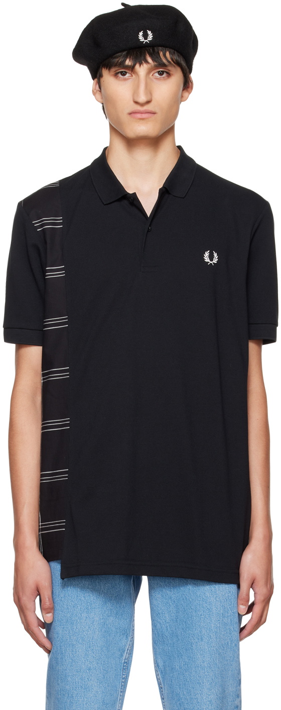 Fred Perry Black Check Polo Fred Perry