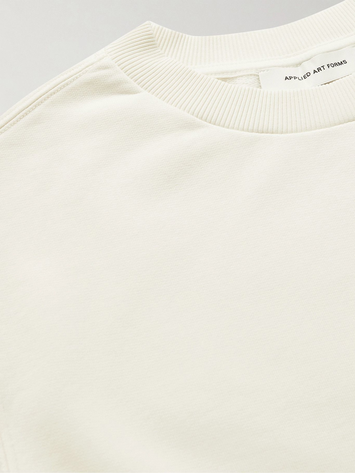 Applied Art Forms - NM1-1 Logo-Embroidered Cotton-Jersey Sweatshirt ...