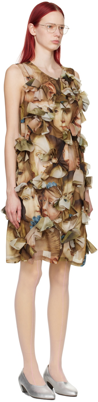 Comme des Garçons Multicolor Knot Midi Dress Comme des Garcons