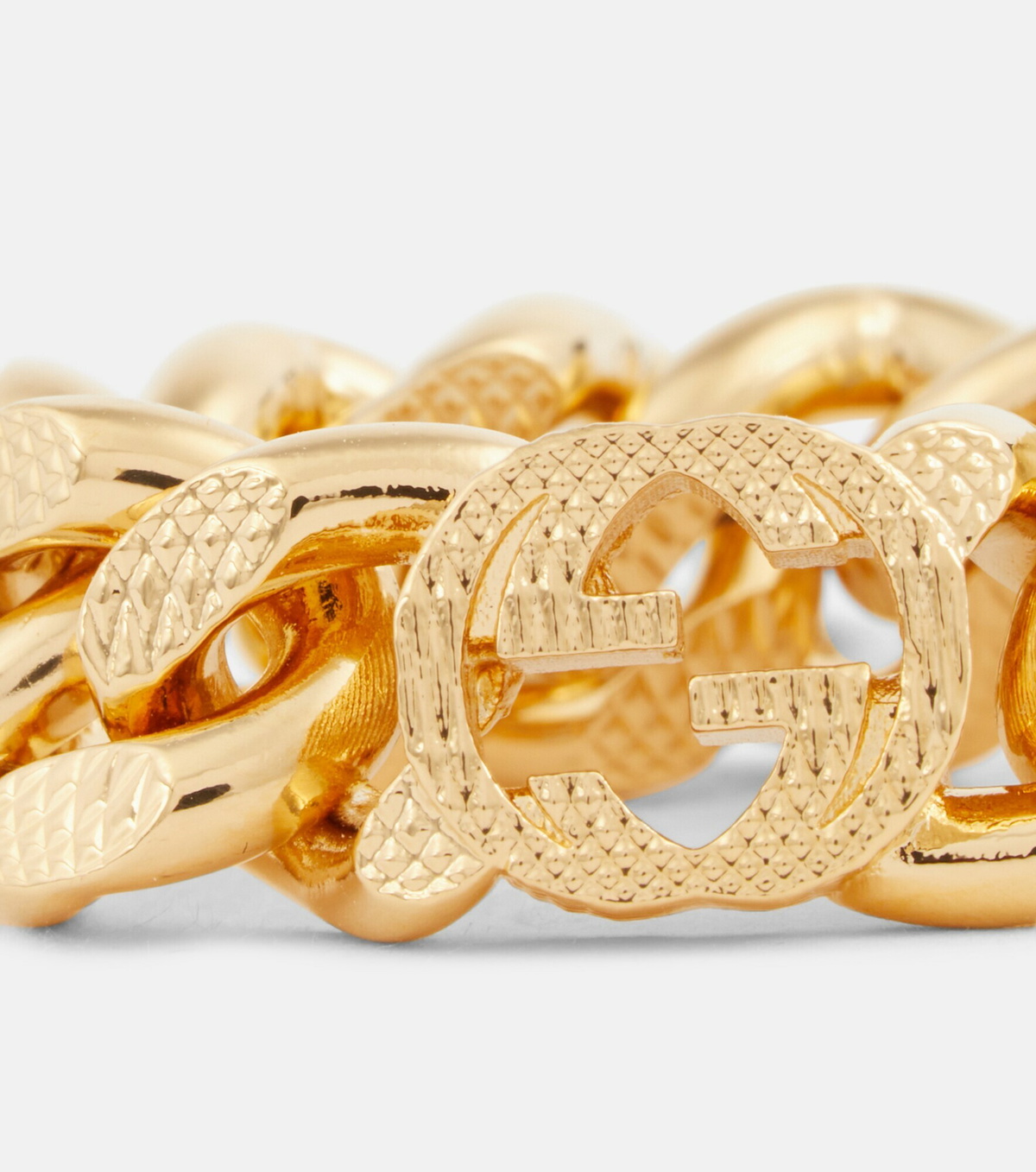 Gucci - Interlocking G chainlink ring Gucci