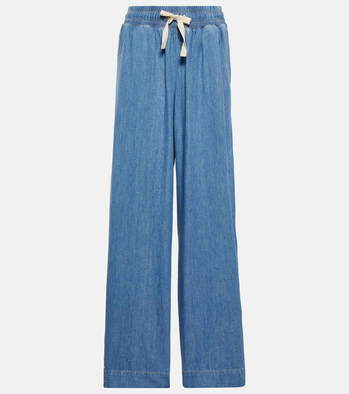 Frame Cotton and linen drawstring pants Frame Denim