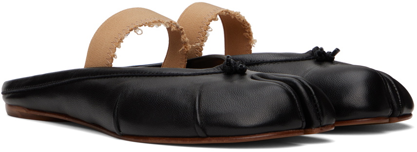 Maison Margiela Black Tabi Ballerina Mules Maison Margiela