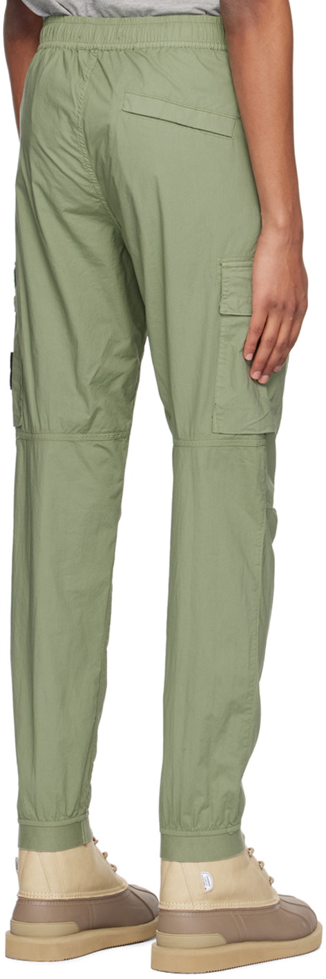 Stone Island Green Patch Cargo Pants Stone Island