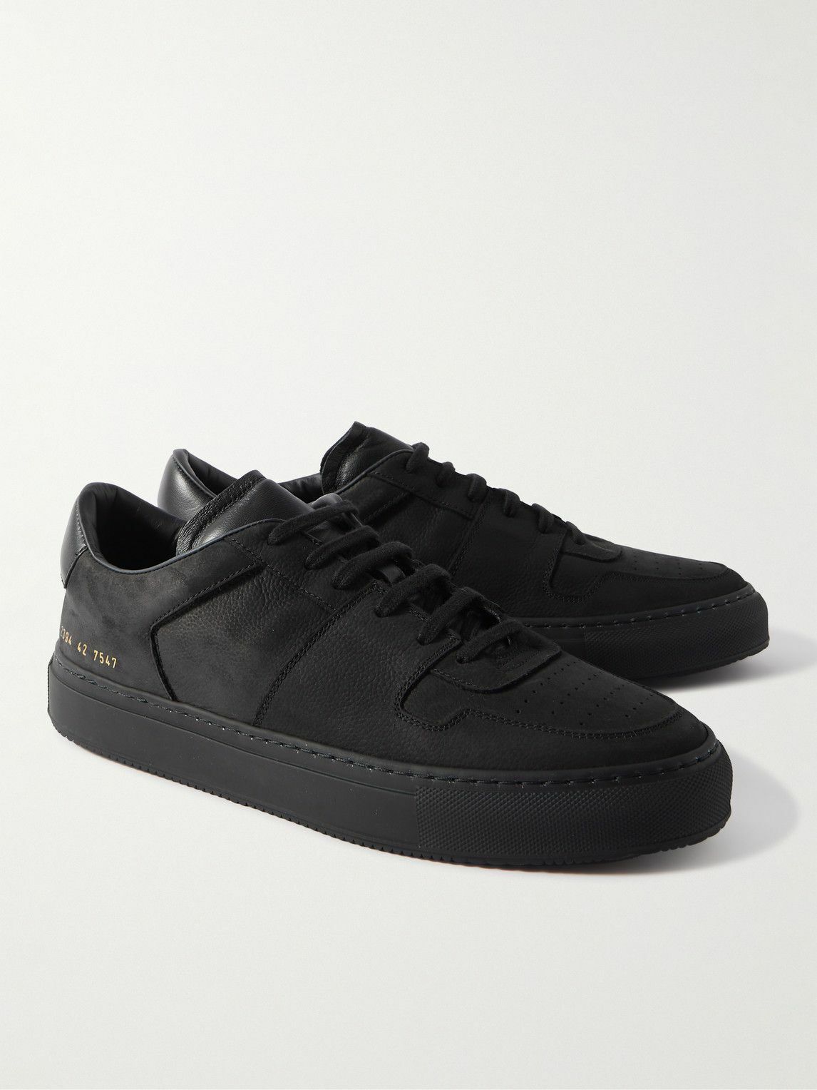Common Projects - Decades Leather Sneakers - Black Common Projects