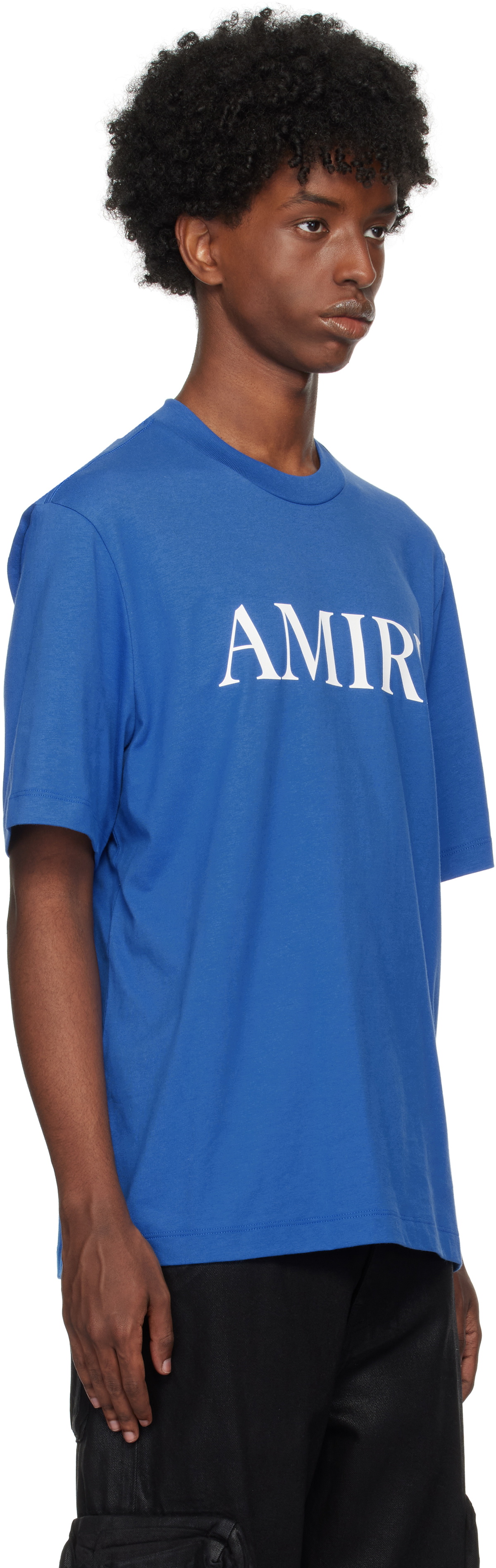 AMIRI Blue 'AMIRI' Core Logo T-shirt Amiri
