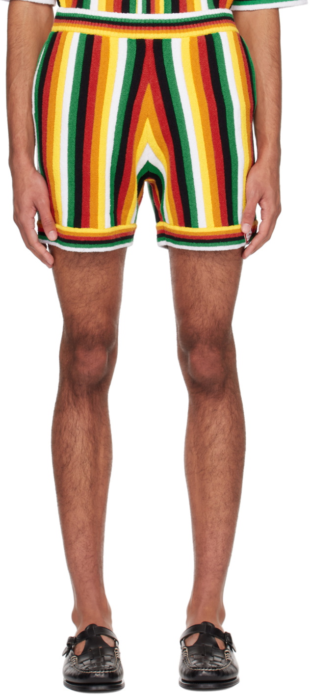 Casablanca Multicolor Striped Shorts Casablanca