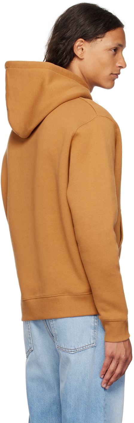 Maison Kitsuné Orange Woodland Alphabet Comfort Hoodie Maison Kitsune