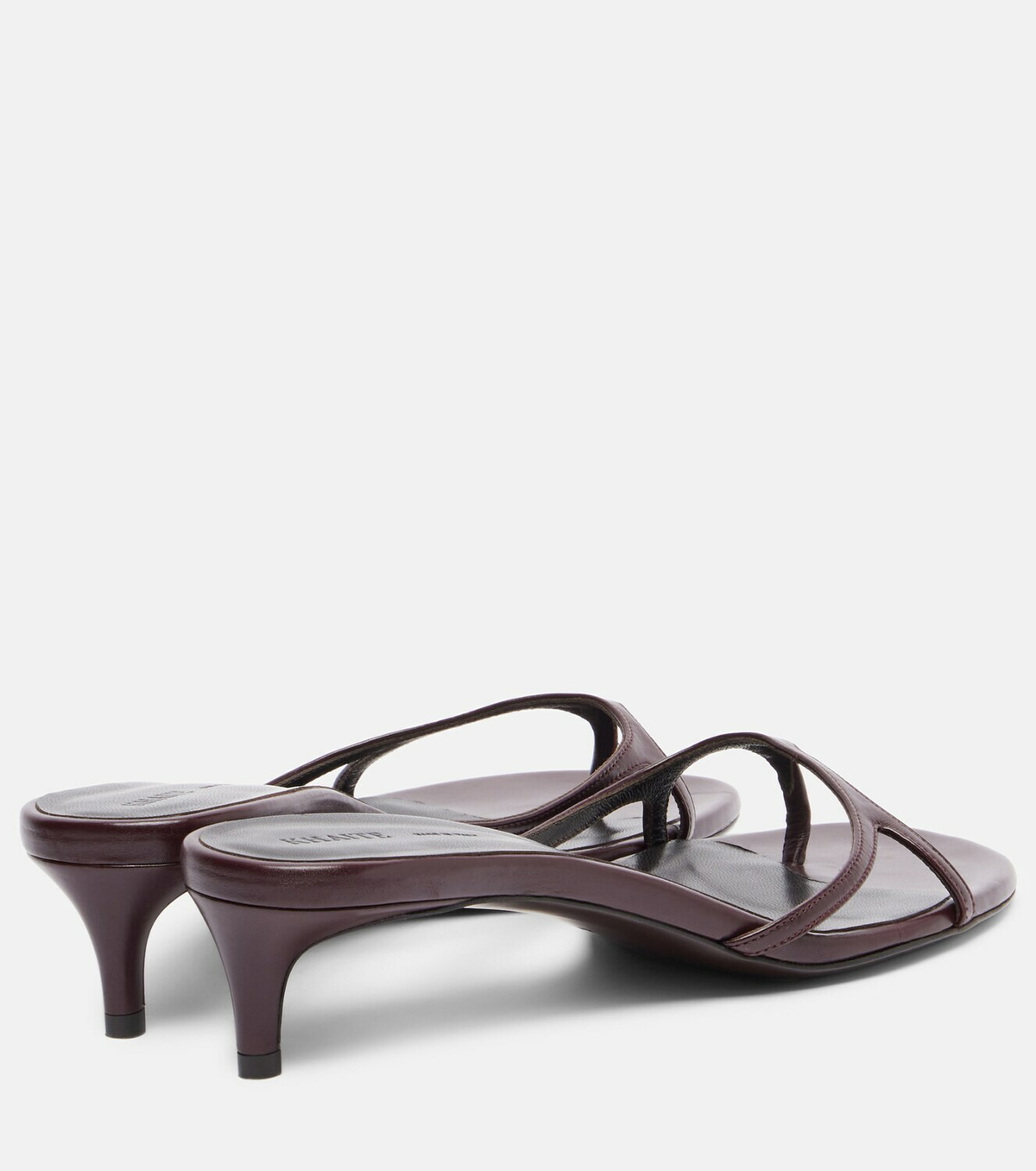 Khaite Mila 35 leather mules Khaite