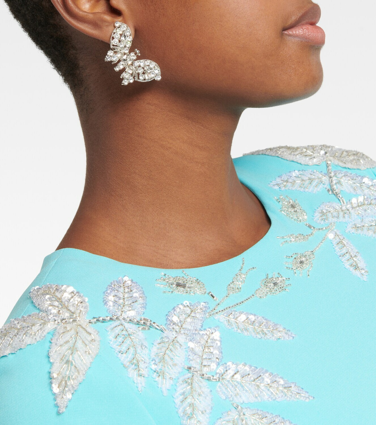Oscar de la Renta Butterfly embellished earrings Oscar de la Renta
