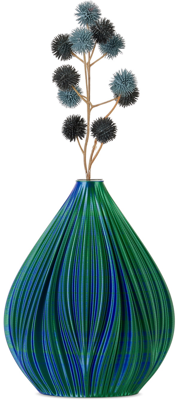 Sheyn SSENSE Exclusive Green Fald Vase Sheyn