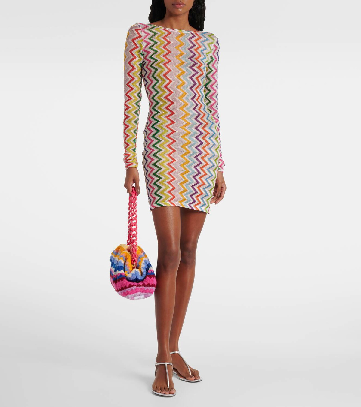 Missoni Crochet open-back beach dress Missoni
