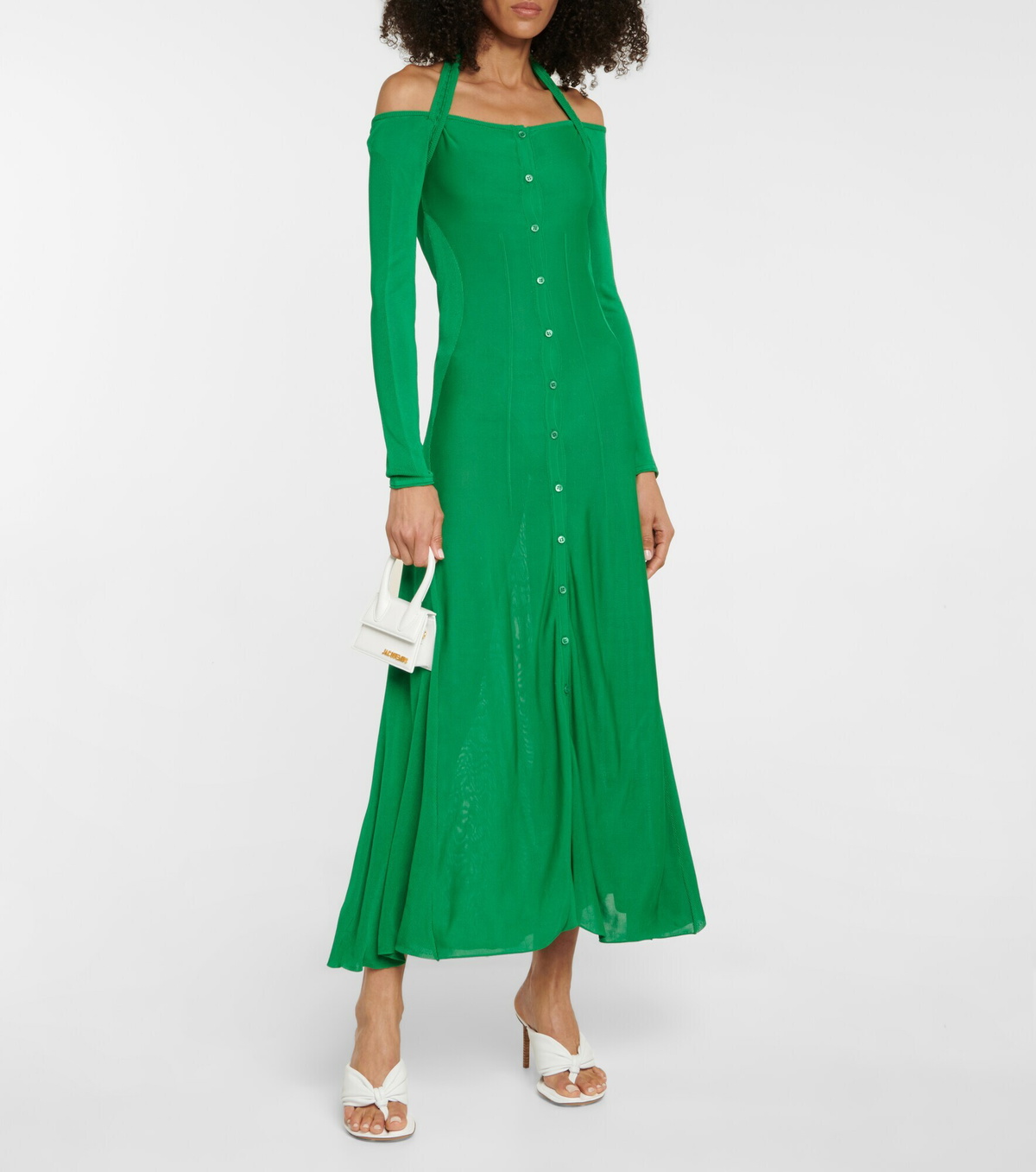 Jacquemus - La Robe Lagoa off-shoulder maxi dress Jacquemus