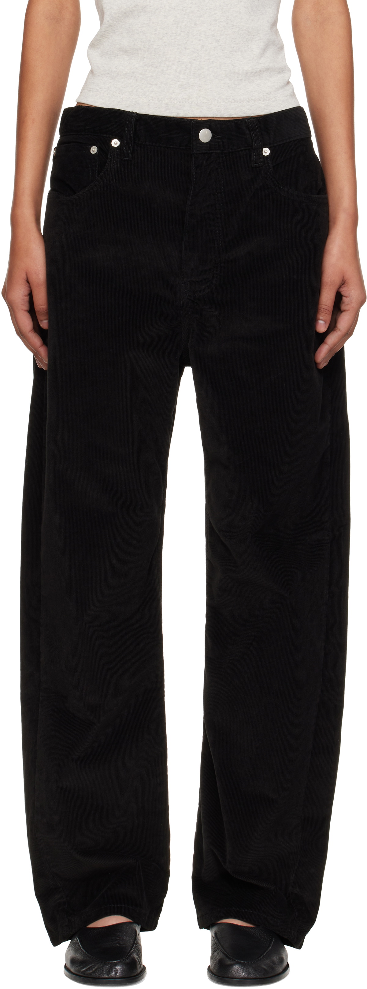 Studio Nicholson Black Denjo Jeans Studio Nicholson