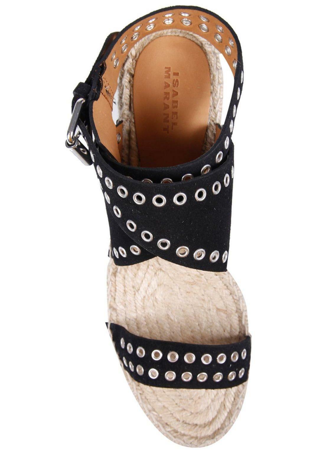 Isabel Marant Open Toe Platform Wedge Sandals Isabel Marant