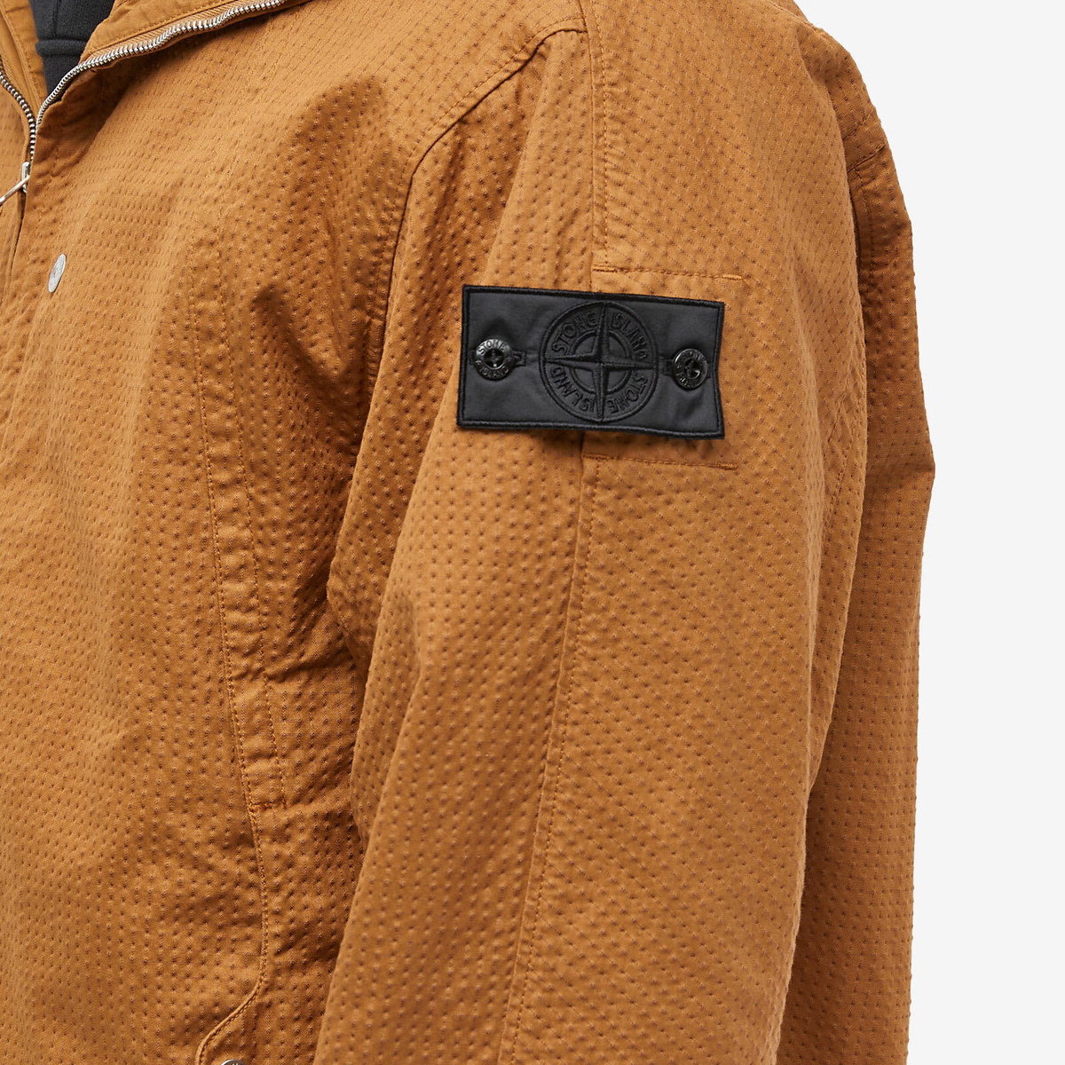 Stone Island Shadow Project Men's Short Parka Jacket in Tabacco Stone ...