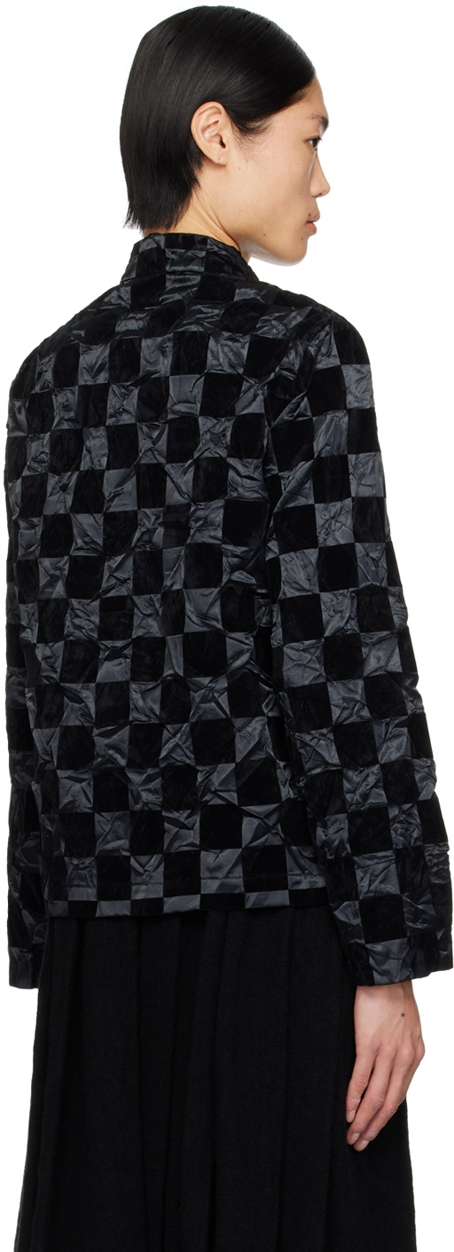 Black Comme des Garçons Black Check Jacket Comme des Garcons Black