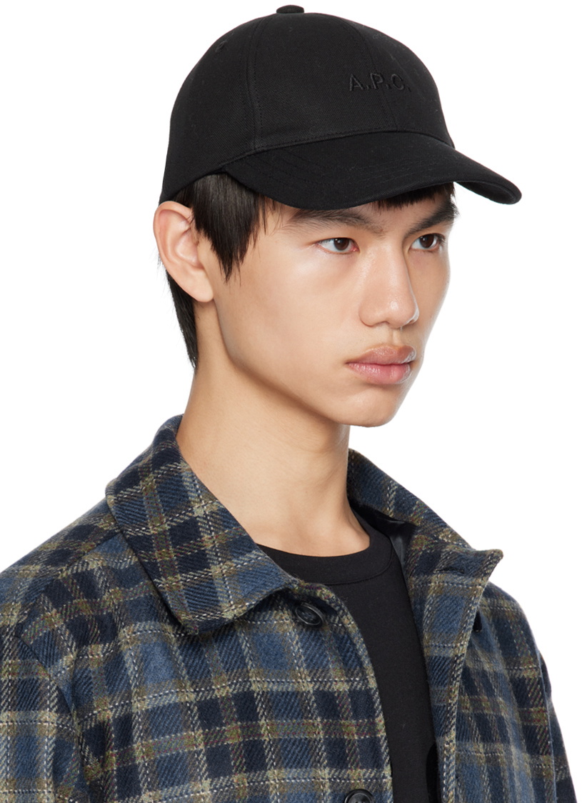 A.P.C. Black Charlie Cap A.P.C.