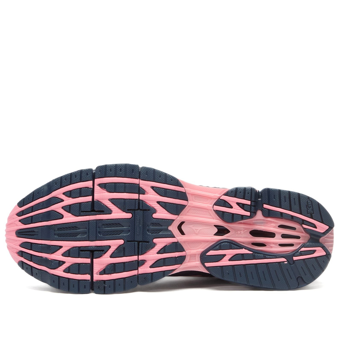 Mizuno Men's x VRUNK Wave Prophecy LS Sneaker in Plumeria/Ultimate Gray/Pageant Blue Mizuno