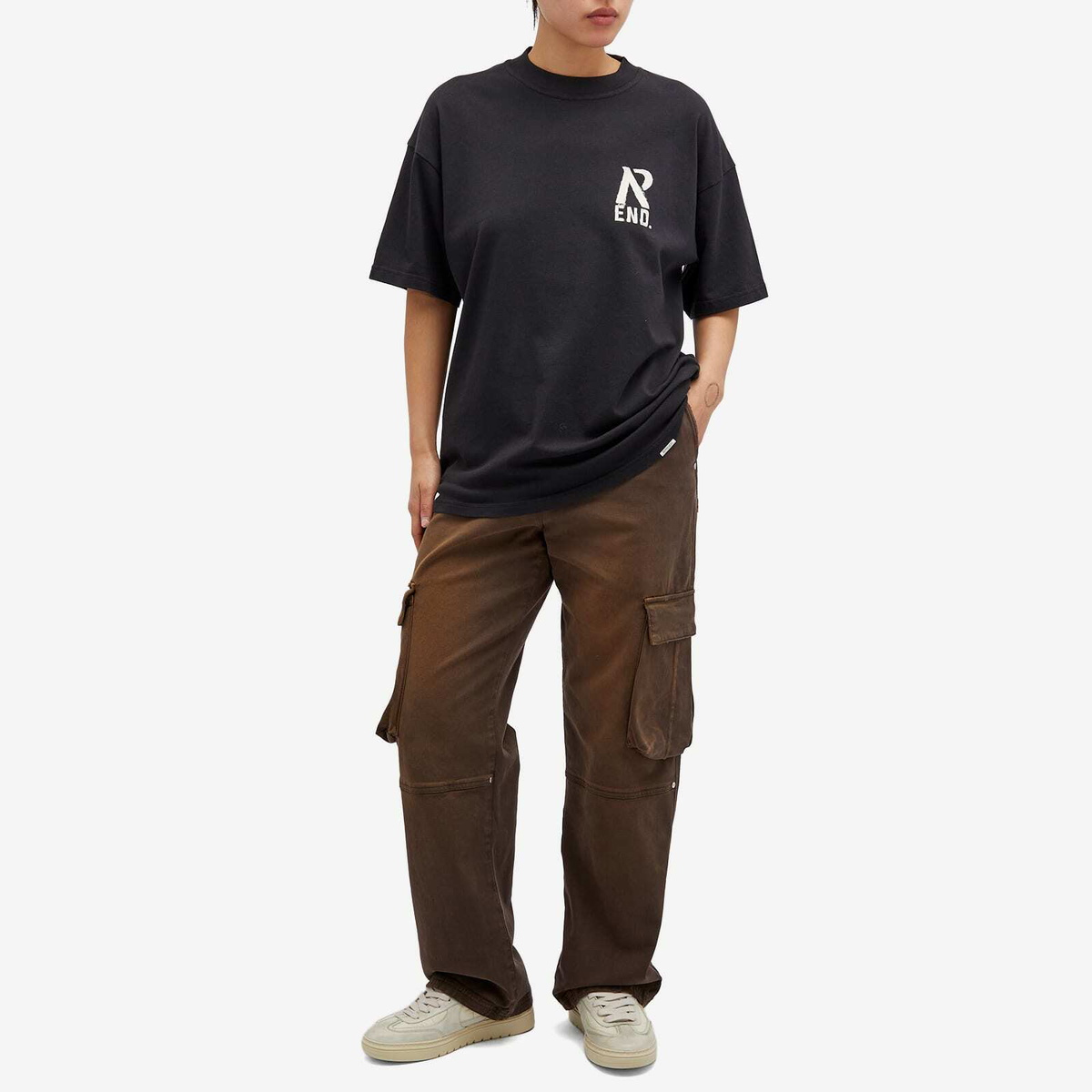 END. x Represent Utility Pant in Vintage Brown Represent