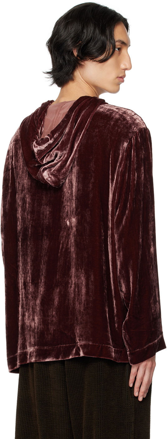 UMA WANG Red Taveon Hoodie Uma Wang