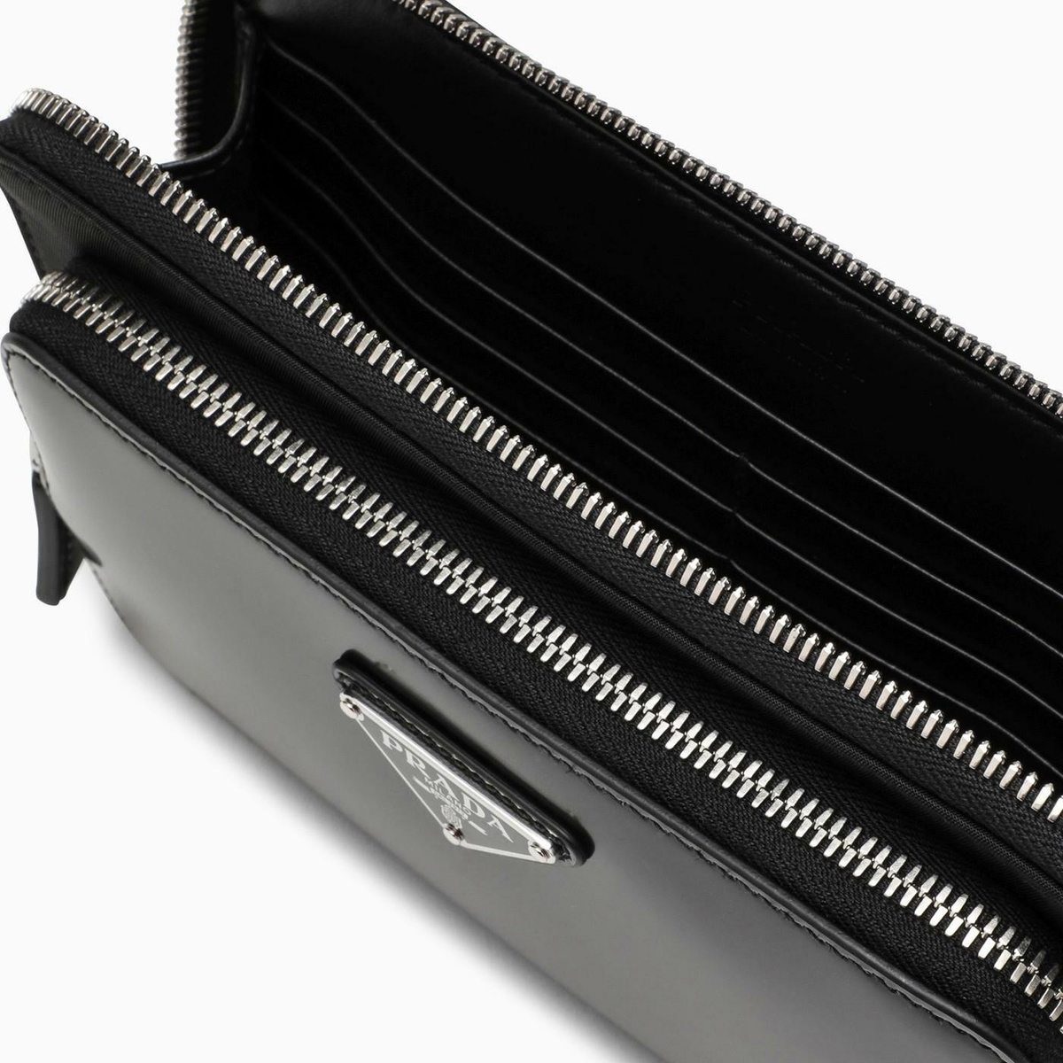 Prada Black Leather Shoulder Bag Prada