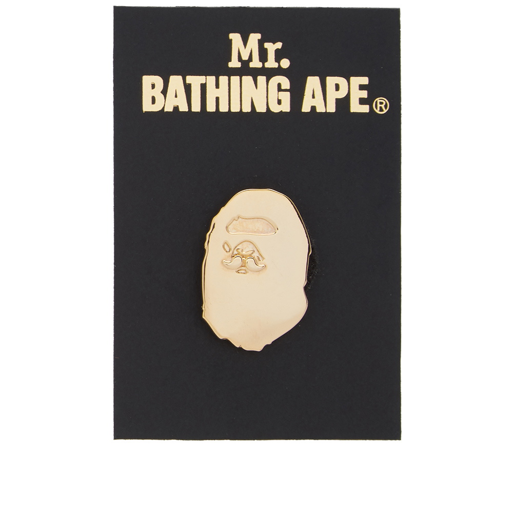 Mr. Bathing Ape Ape Head Pin Mr. Bathing Ape