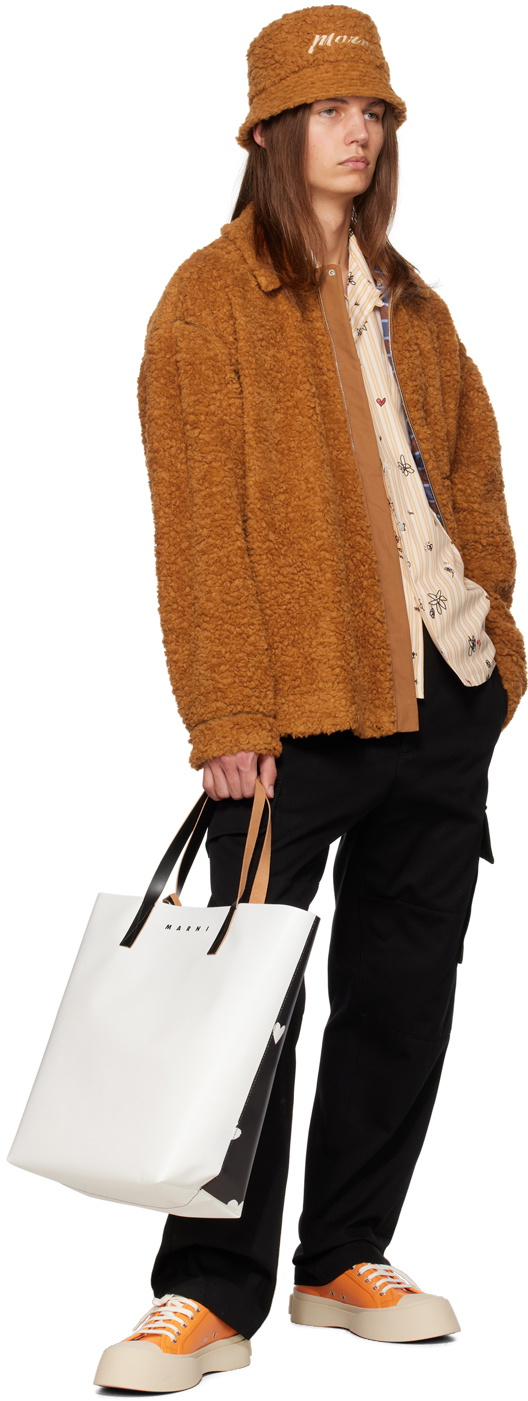 Marni Orange Spread Collar Jacket Marni