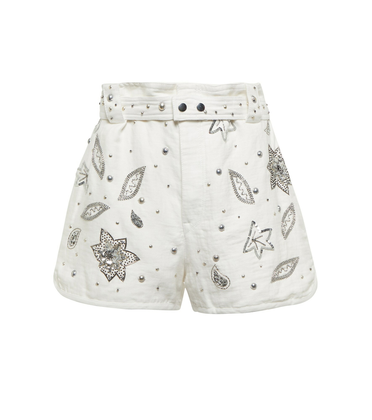 Isabel Marant - Cotton and linen shorts Isabel Marant