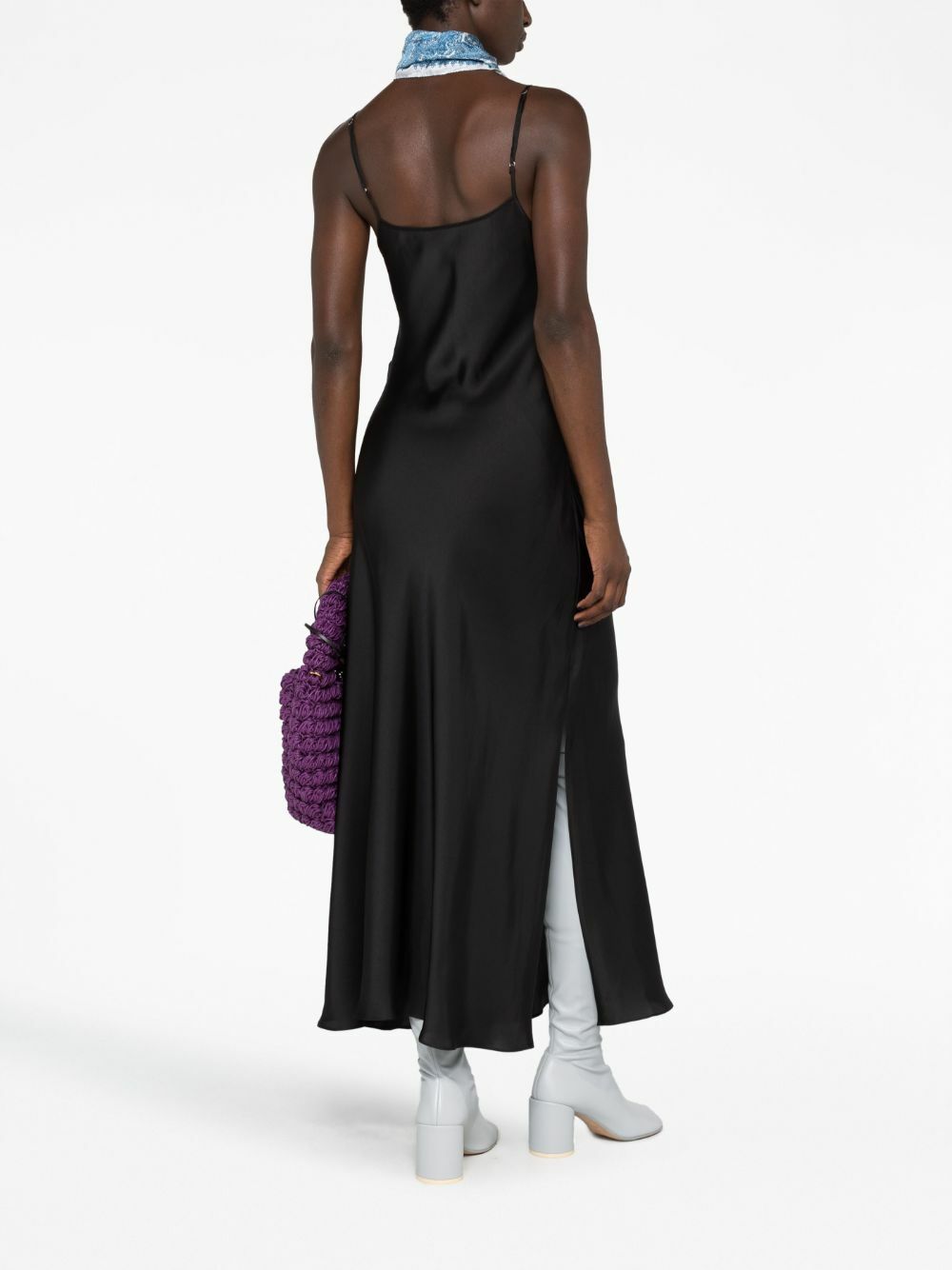 Low Classic Black Two-Way Slip Maxi Dress Low Classic