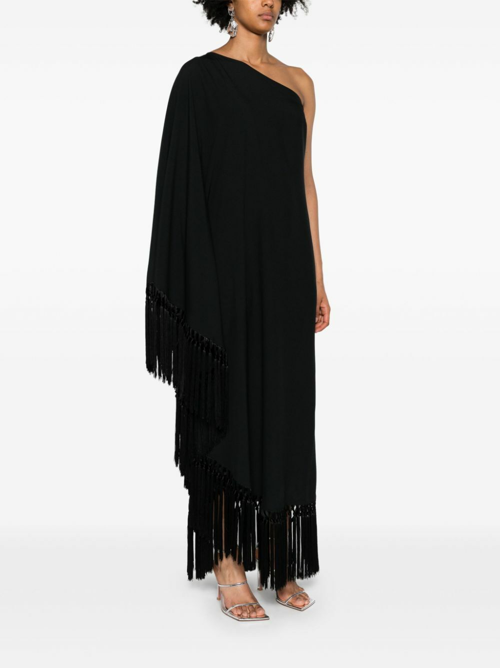 Taller Marmo Black Spritz One Shoulder Dress Taller Marmo