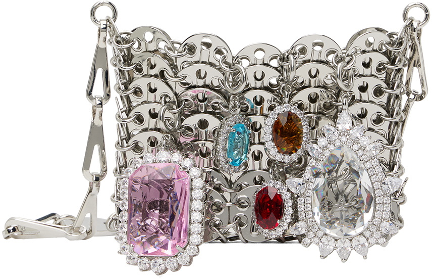 Paco Rabanne Silver Micro 1969 Jewels Bag Paco Rabanne