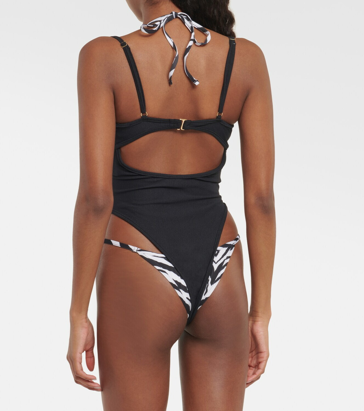 Same Double Layer one-piece swimsuit Same