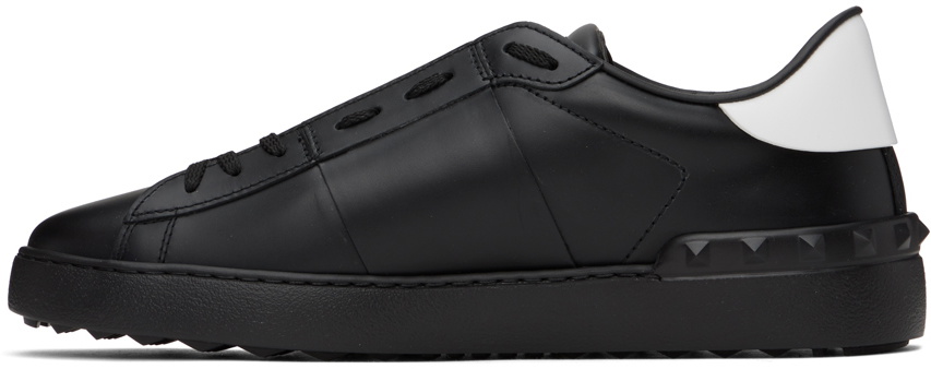 Valentino Garavani Black Open 'VLTN' Sneakers Valentino Garavani