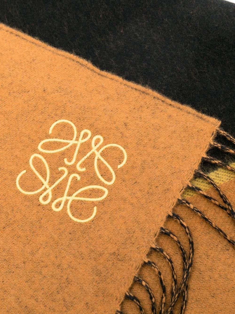 LOEWE - Window Wool Blend Cashmere Scarf Loewe