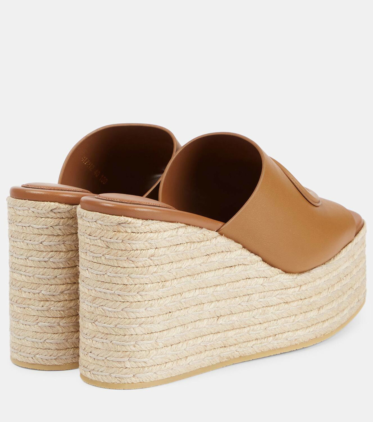 Gucci GG leather espadrille wedges Gucci