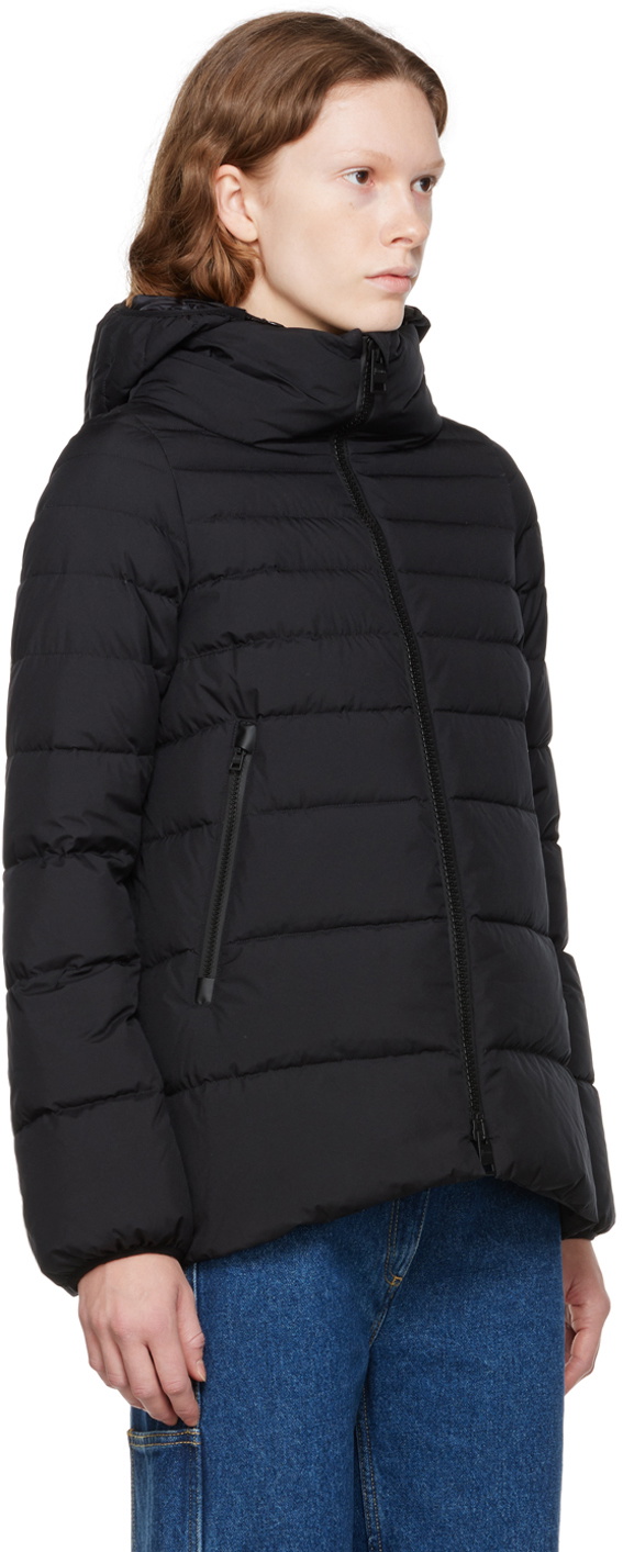 Herno Black Zip Down Jacket Herno