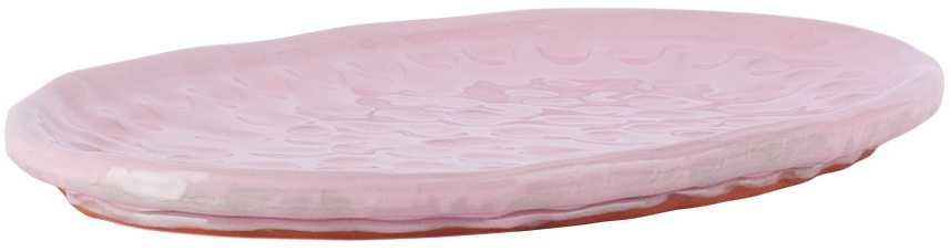 GERSTLEY Purple Oval Dish Platter