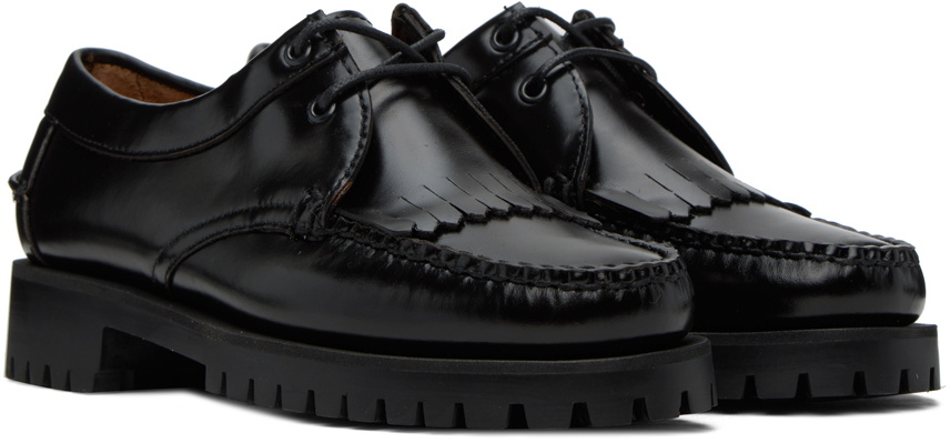 Sebago Black James Fringe Loafers Sebago