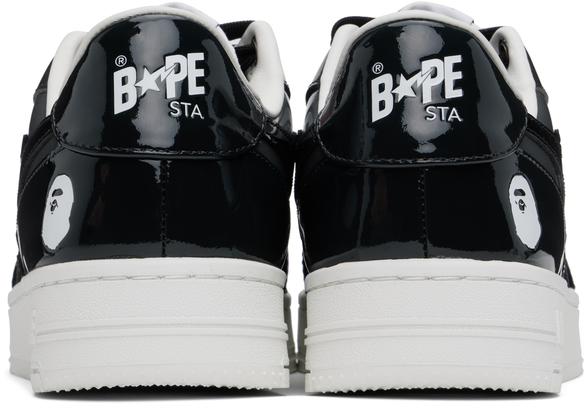 BAPE Black & Gray 'BAPE' STA Icon Sneakers