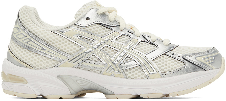 Asics Off-White & Silver GEL-1130 Sneakers ASICS