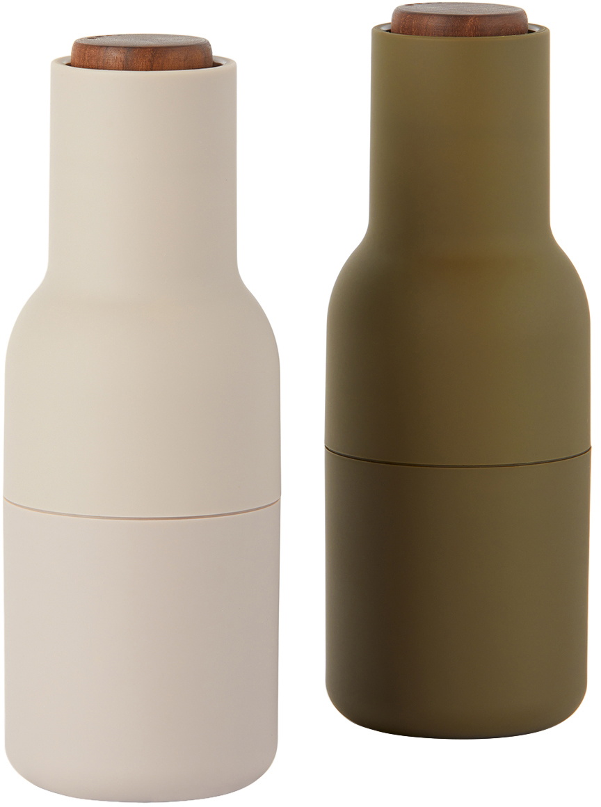 MENU Green & Beige Bottle Grinders Menu