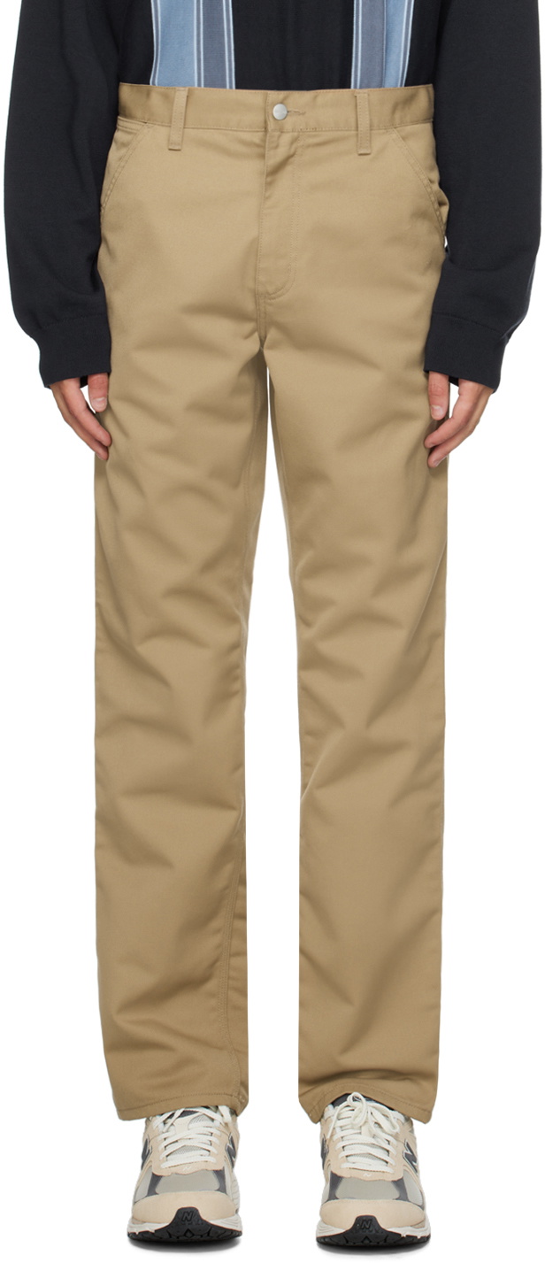 Carhartt Work In Progress Beige Simple Trousers Carhartt WIP