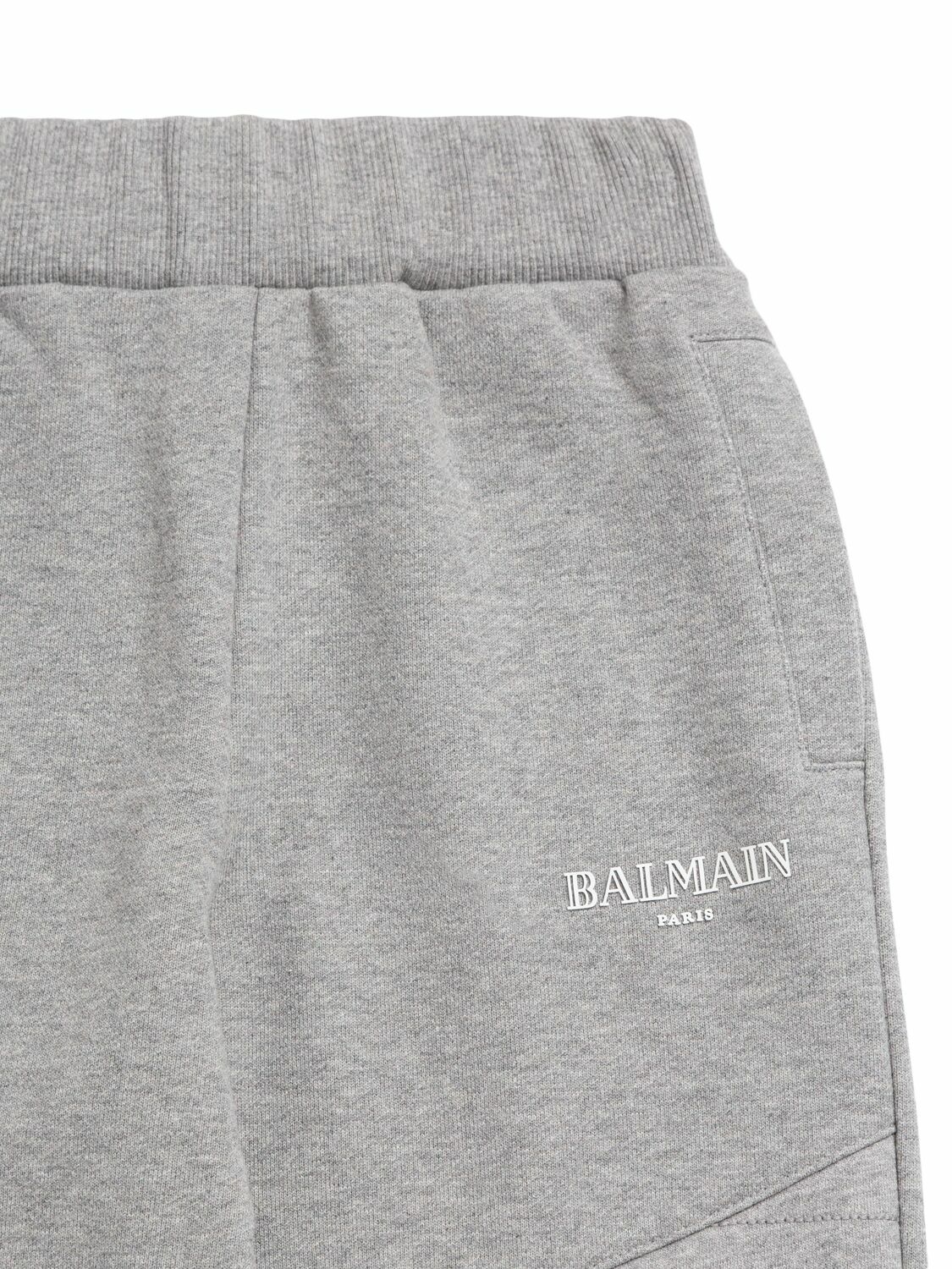 BALMAIN Cotton Sweatpants with logo Balmain