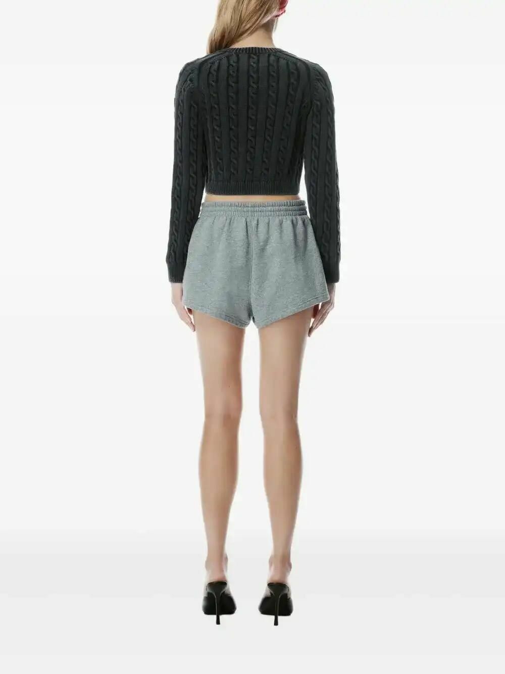 Alexander Wang Logo-Print Shorts Alexander Wang