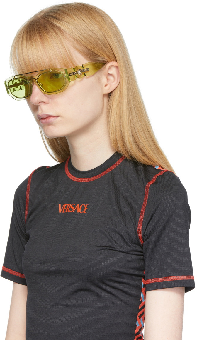 Versace Green Special Project Biggie Sunglasses Versace